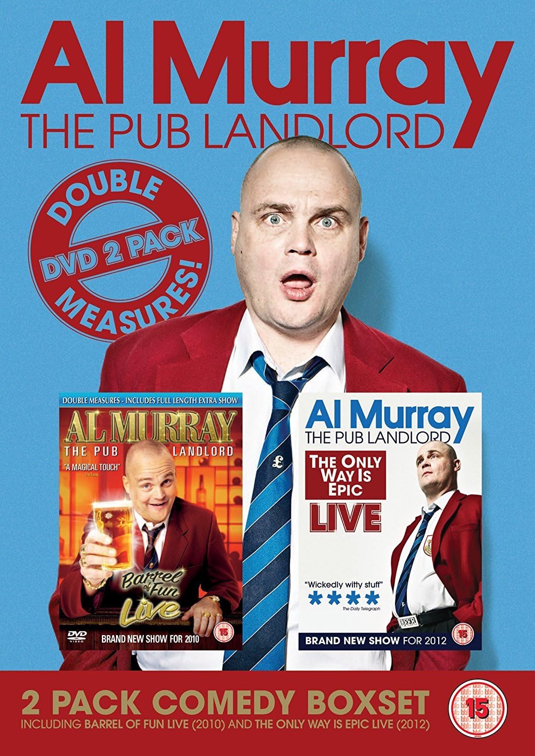 Al Murray: The Pub Landlord Double Measures: Stand Up Collection DVD ...