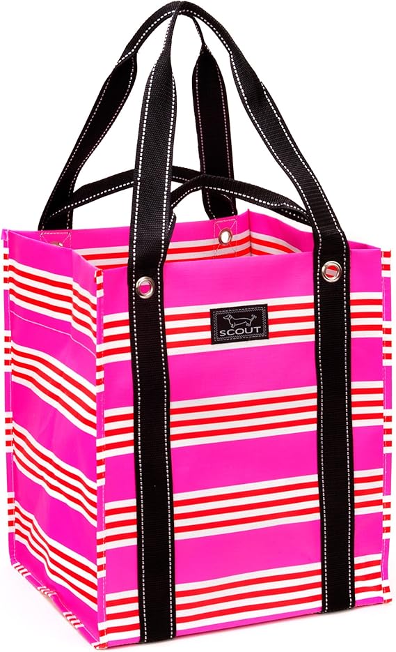 Amazon.com: Scout Bags Bagette Market Tote Bag Red Line: Kitchen & Dining