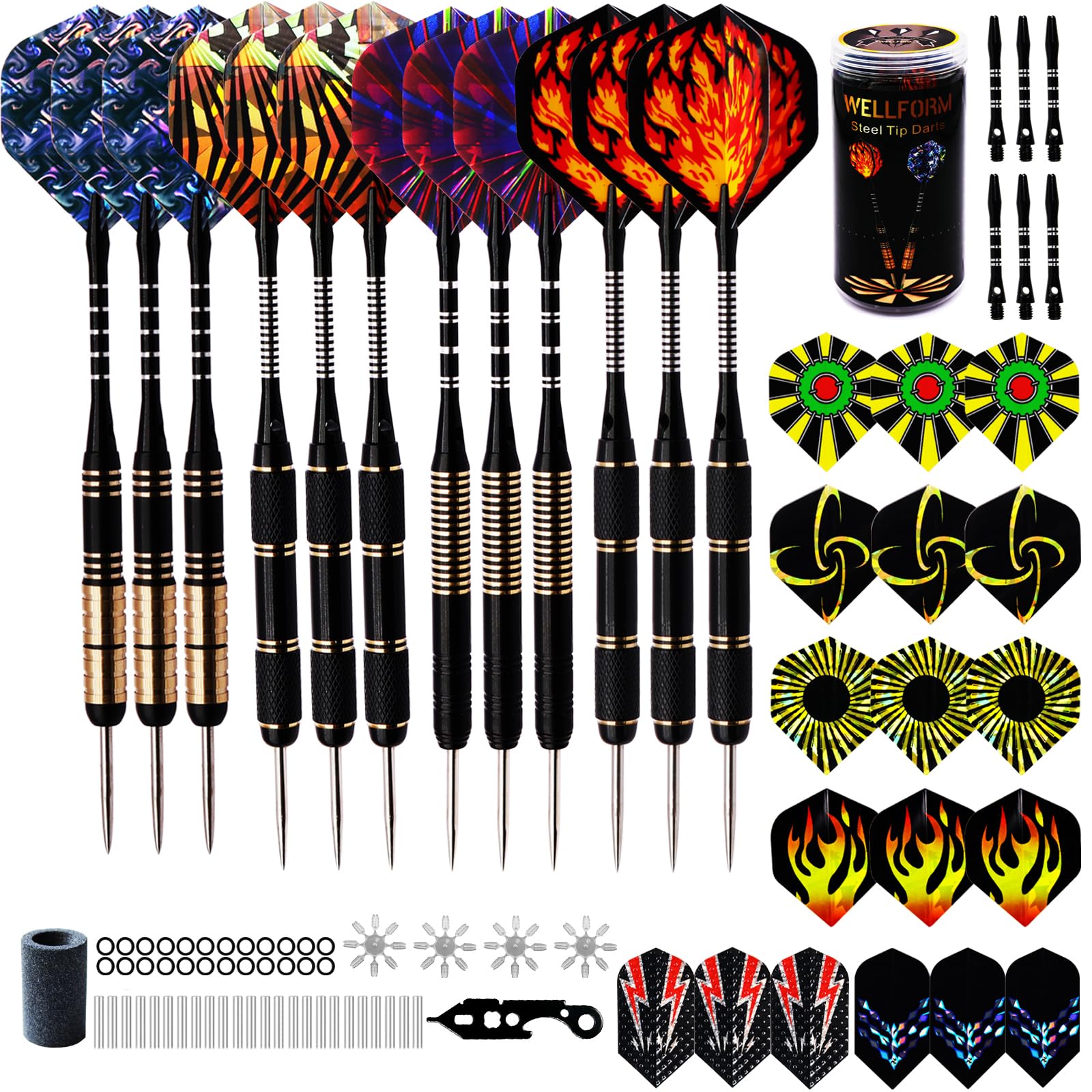 Mua Darts Metal Tip Set, Steel Tip Darts Set 22g and 28g Professional ...