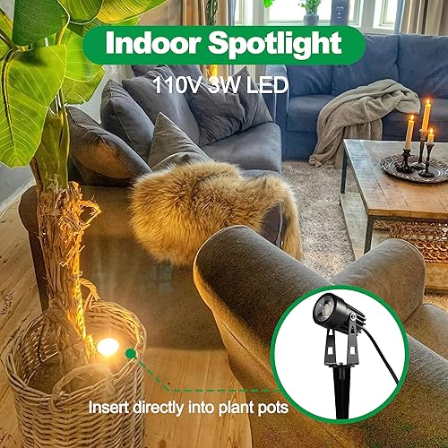 Indoor Spot Light Floor LED Spot Lights Indoor, 3W Up Lights Indoor