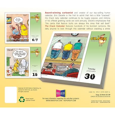 Mua The Crack Calendar 2024 Boxed Daily Calendar by Eric Decetis trên ...