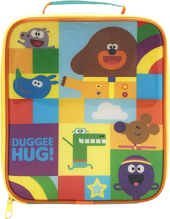 Hey Duggee Kids Lunch Bag, 600d polyester, Multi Colour, one size ...