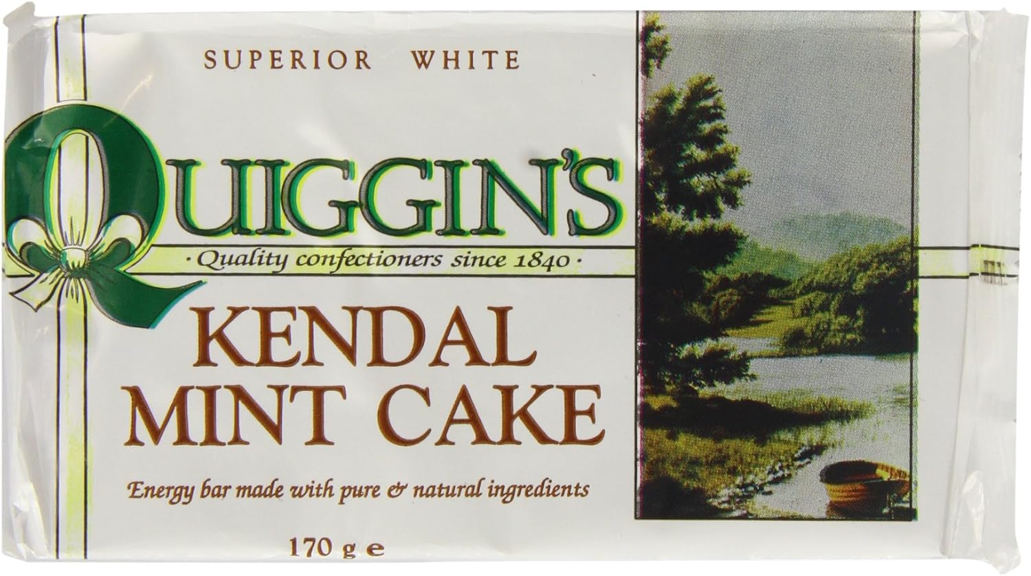 Quiggin's Kendal White Mint Cake 170 g (Pack of 12): Amazon.co.uk: Grocery