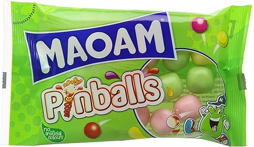 MAOAM Pinballs Fruit and Cola Flavour Sweets, Bulk Sweets, 36 x 50g ...