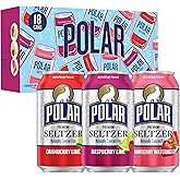 Amazon.com: Polar Seltzer Water Raspberry Lime, 12 fl oz cans, 18 pack