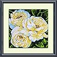 Tobin DW2515 Needlepoint Kit, 10 by 10-Inch, White Roses : Amazon.ca: Home
