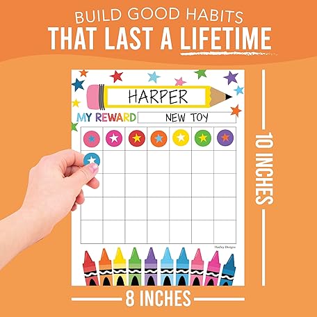 Mua Sticker Chart for Kids Behavior at Home & Classroom - 25 Reward ...