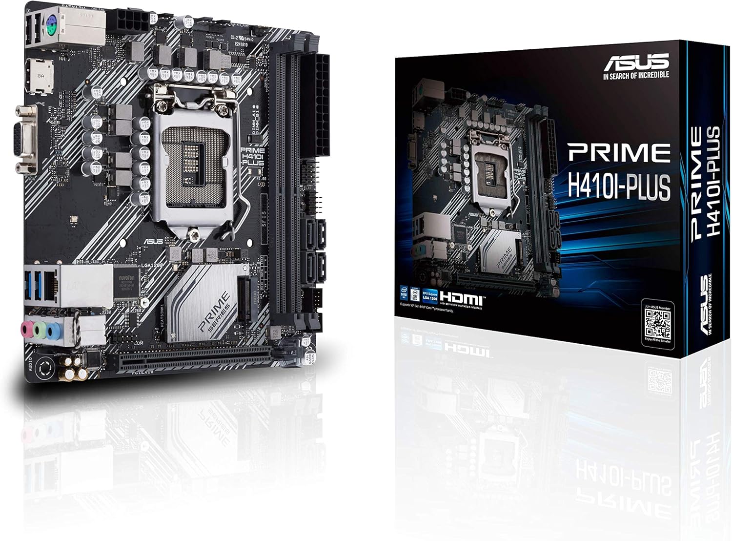 Asustek computer ASUS Prime H410I-Plus Intel H410 (LGA 1200) Mini-ITX ...