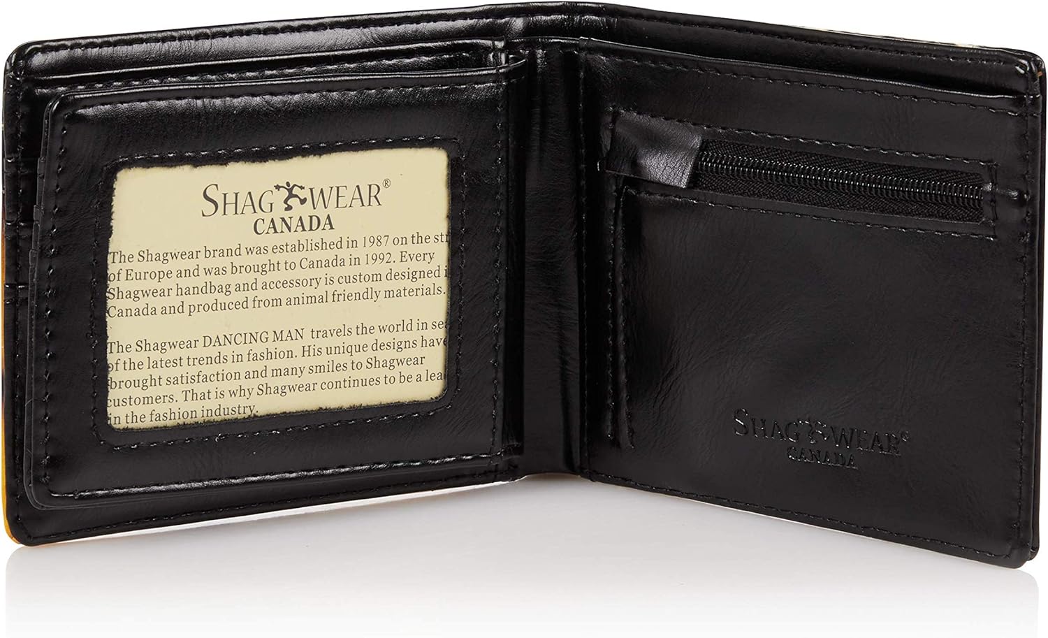 SHAGWEAR ® Wallet Mens Wallet with Coin Pocket and Card Slots | Unique ...