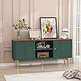Amazon.com: ARTPOWER 55” Fluted TV Stand, Mid Century Modern Green TV Stand for 55/60/65 inch TV ...