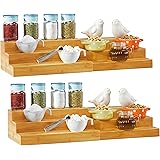 Amazon.com: RoyalHouse Bamboo Expandable Spice Rack Organizer, 3-Tier ...