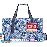 Amazon.com: GUSTARIA American Mahjong Game Set, 166 Quality White Tiles, 4 All-in-One Color Rack ...