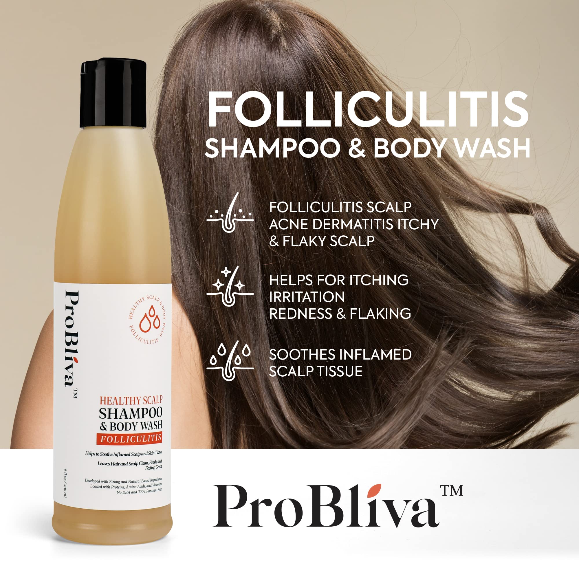 Mua Folliculitis Shampoo for Dry Scalp and Dandruff: Soothing Psoriasis ...