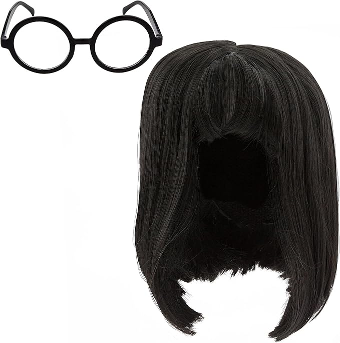Amazon.com: Disney Edna Mode Wig and Eyeglasses Set for Adults ...