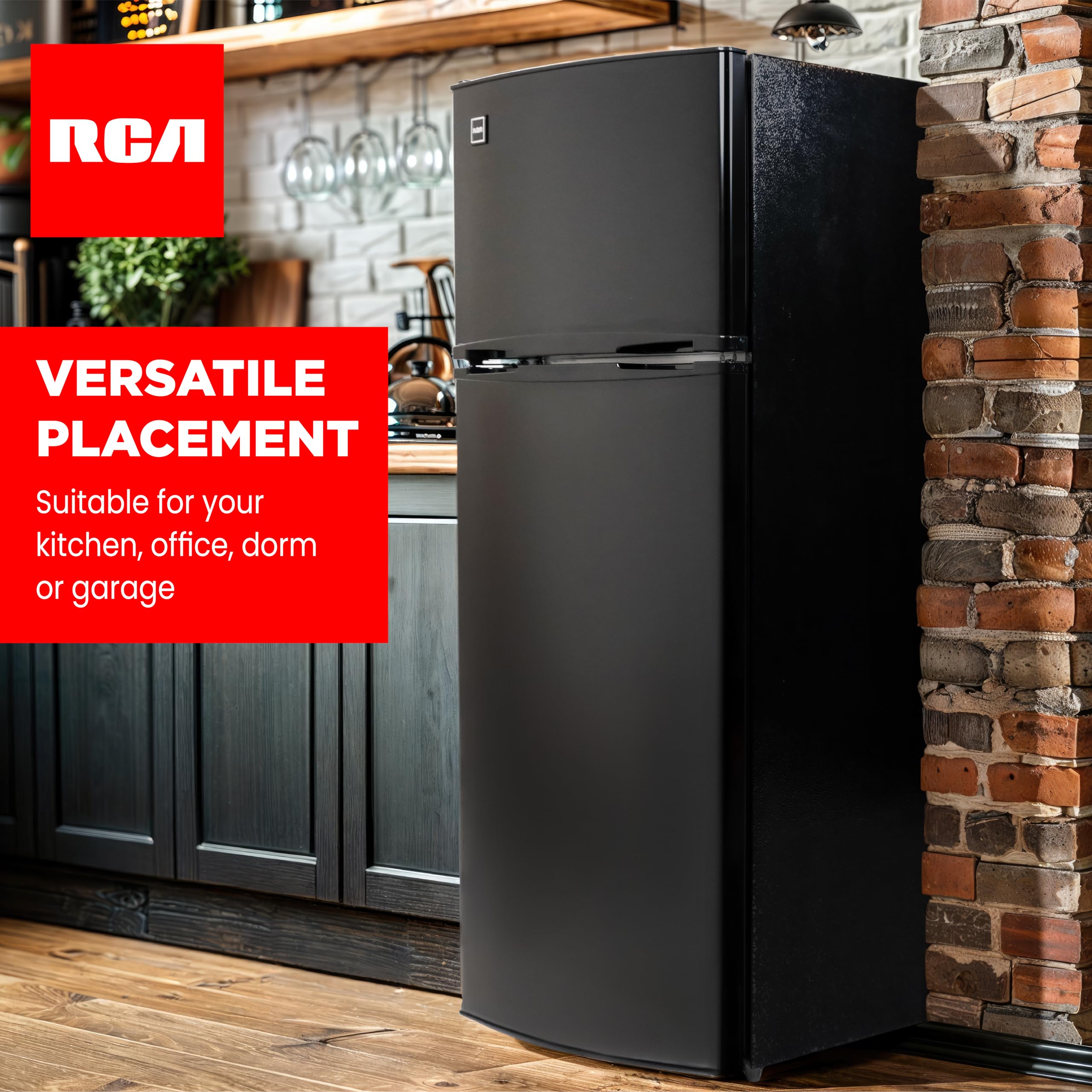 Mua ARCTIC CHEF ACFR741BLACKAMZ6COM Apartment Size-Top Freezer-2 Door ...