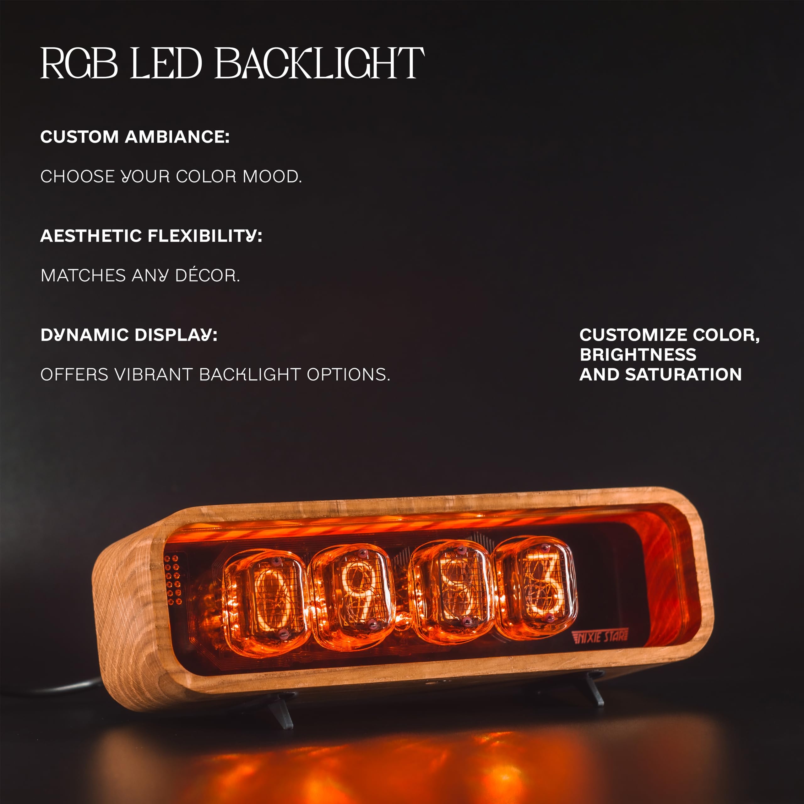 Mua Real Nixie Tube Clock with Easy Replaceable IN-12 Nixie Tubes ...