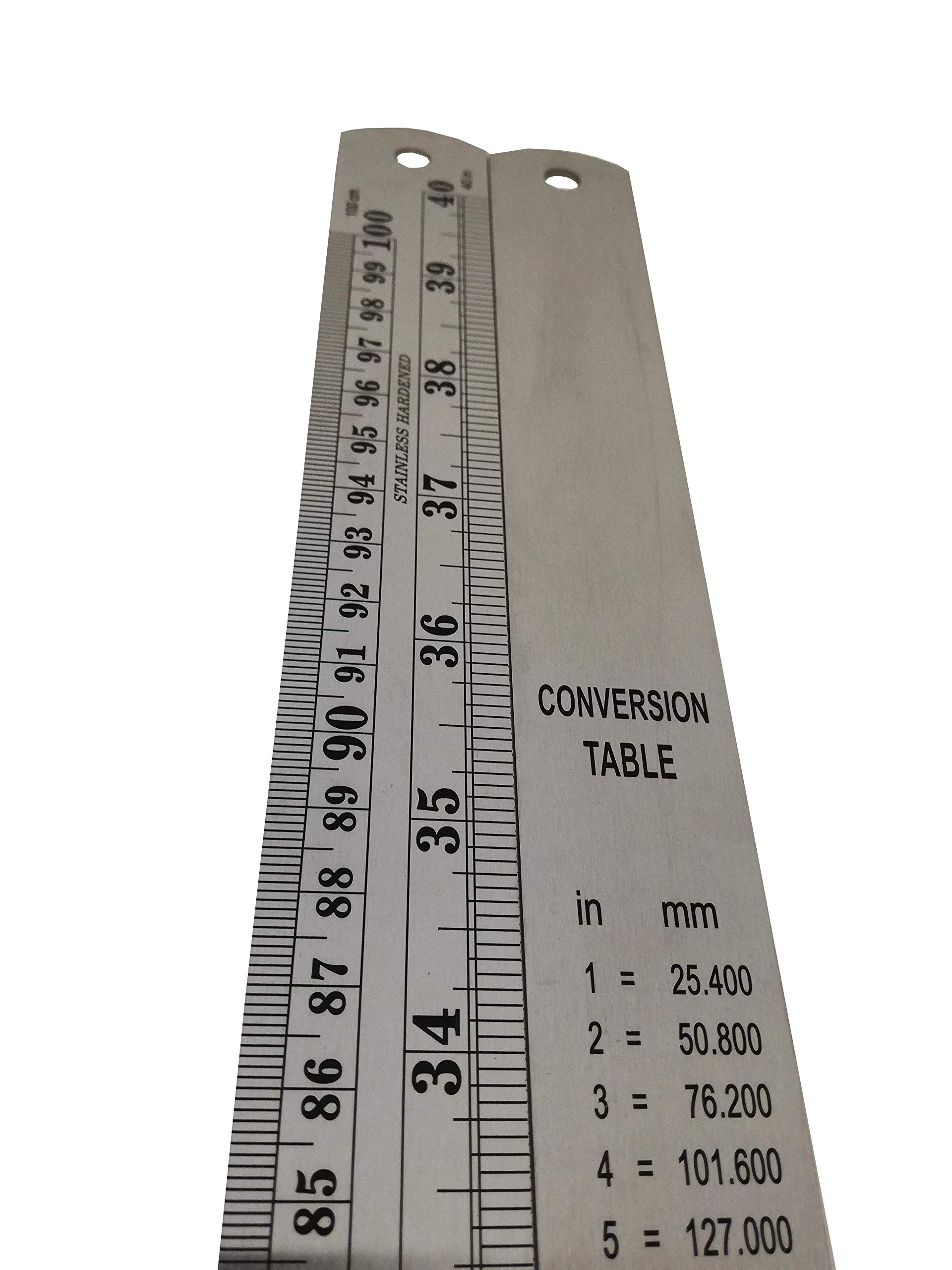 Large ONE Meter Ruler 1M Metal Stainless Steel 40 Measure Rule 100Cm