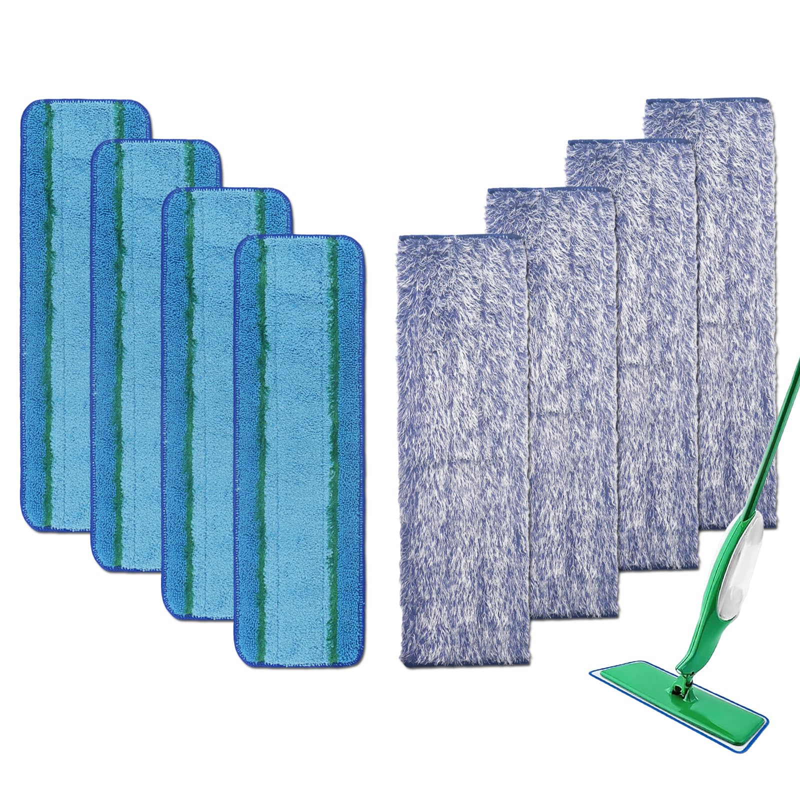 8 Pack Upgraded Spray Mop Refills Compatible with Libman Freedom Spray ...