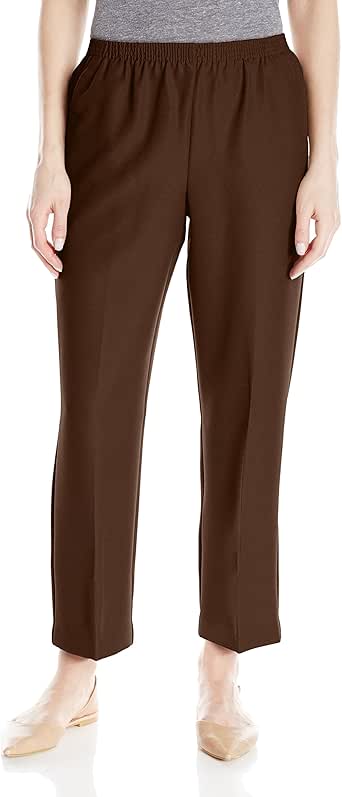 Alfred Dunner Women's Petite Poly Proportioned Short Pant: Amazon.ca ...