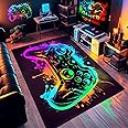 Amazon.com: NEBOTON Gaming Rug with Colorful Game Controller Design for ...