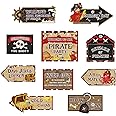 Amazon.com: WERNNSAl Pirate Party Decorations - 10PCS Pirate Party Zone ...