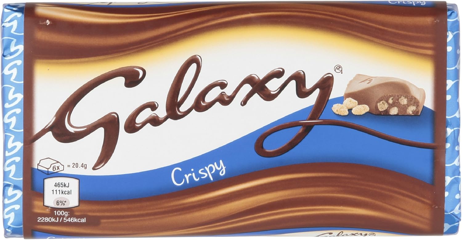 Galaxy Crispy Chocolate Block, 102 g: Amazon.co.uk: Grocery