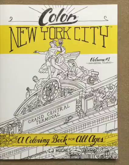 Color New York City - Volume 1 - Wandering Tourist: A Coloring Book For ...