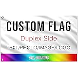 Amazon.com : Double Sided Custom Flag 3X5 FT - Personalized Outdoor ...