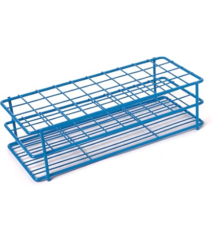 Test Tubes With Rack Test Tube Rack - Holds 72 X 15-16mm Tubes - Epoxy ...