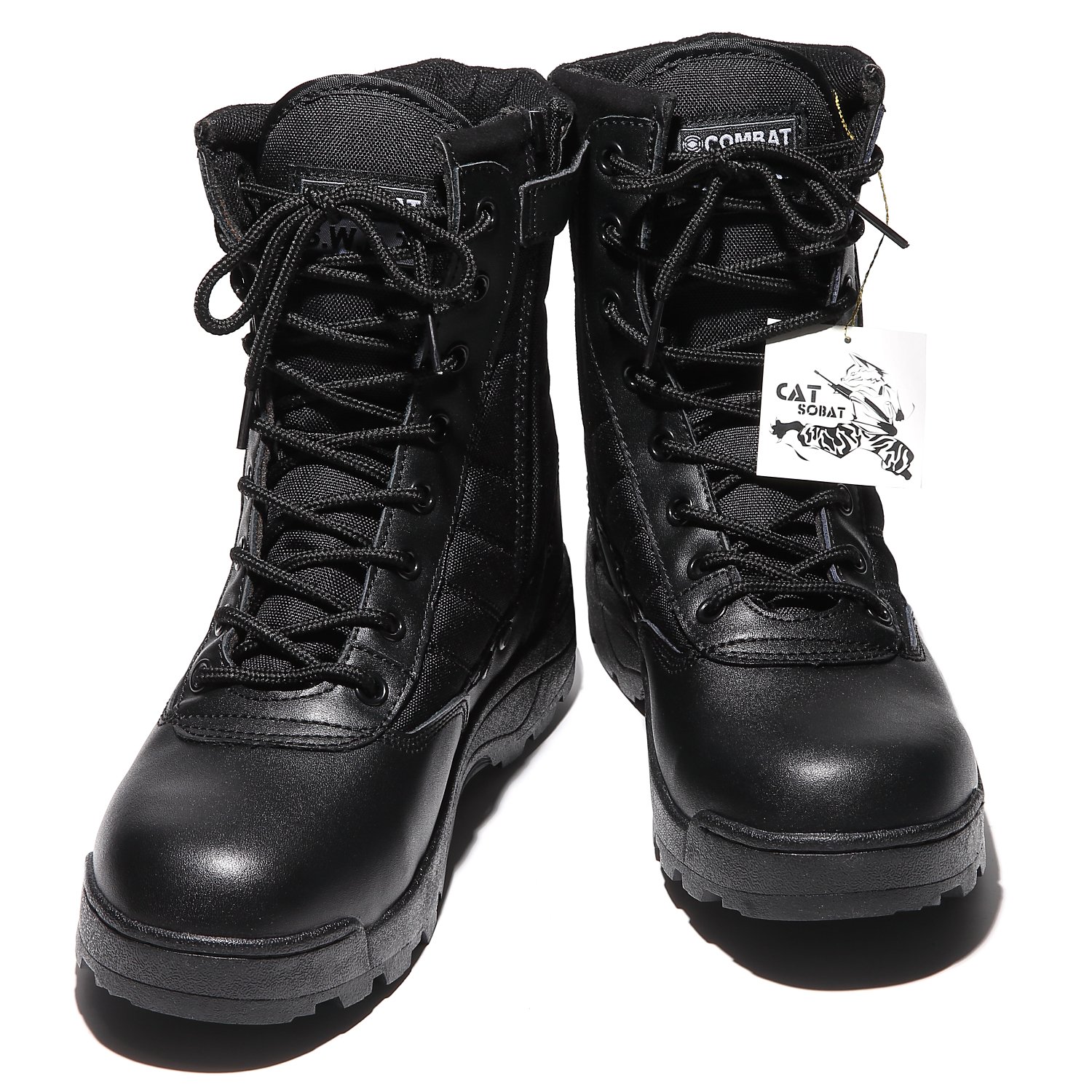 Mua Catsobat Tactical Boots, Side Zipper, Survival Game, SWAT Cosplay ...