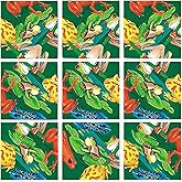 Amazon.com: Scramble Squares Puppies 9 Piece Challenging Puzzle ...