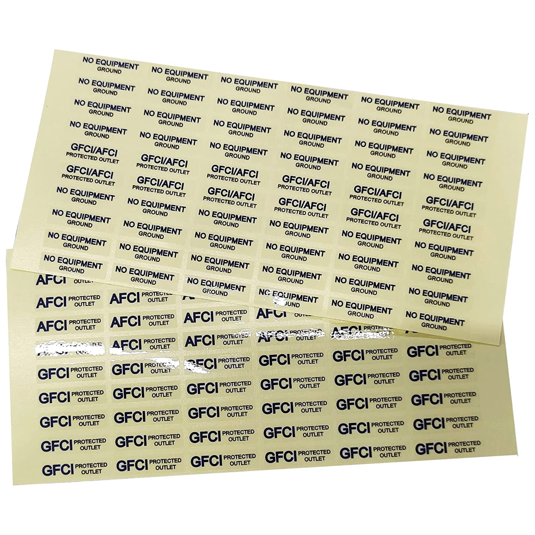 Mua 120 Pcs GFCI AFCI Protected Outlet Transparent Decals Stickers ...