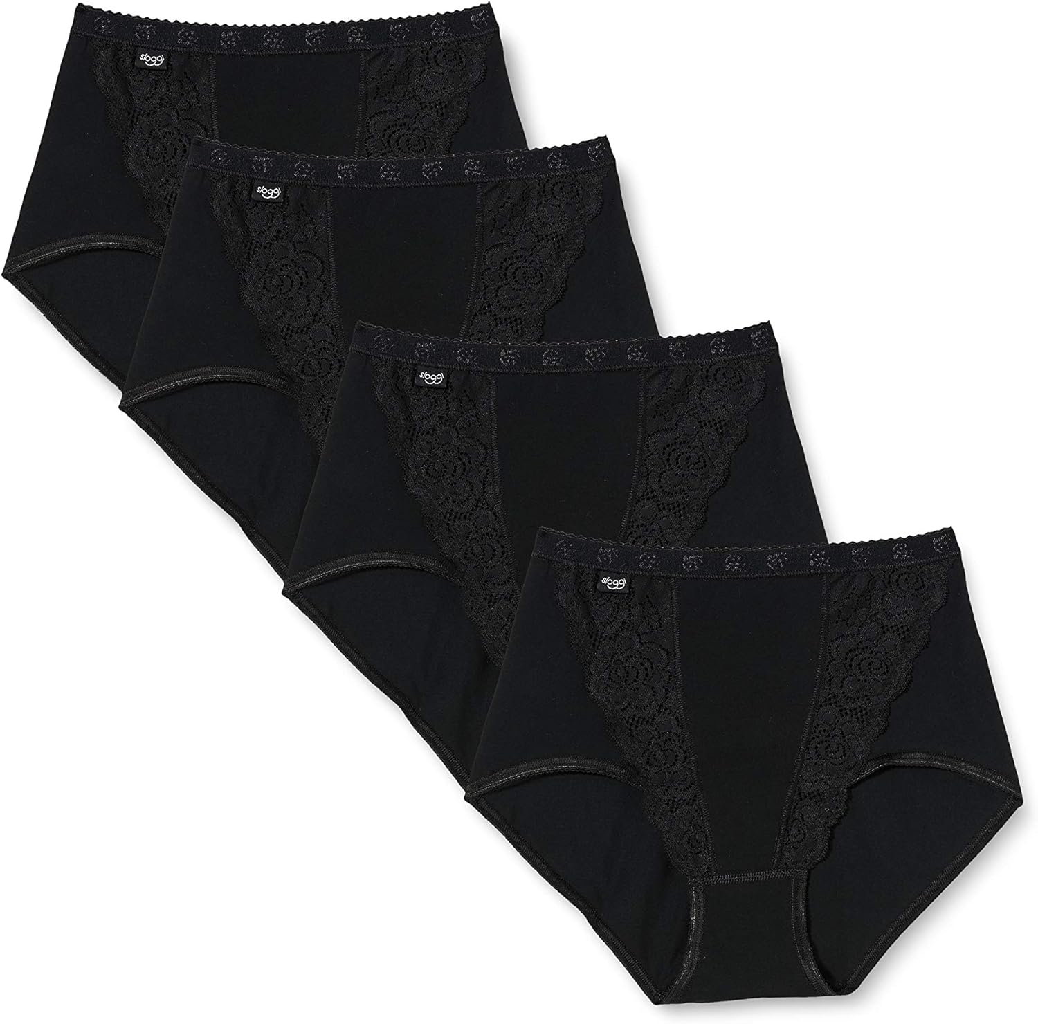 Sloggi Women's Chic Maxi Brief Pack of 4: Amazon.co.uk: Clothing