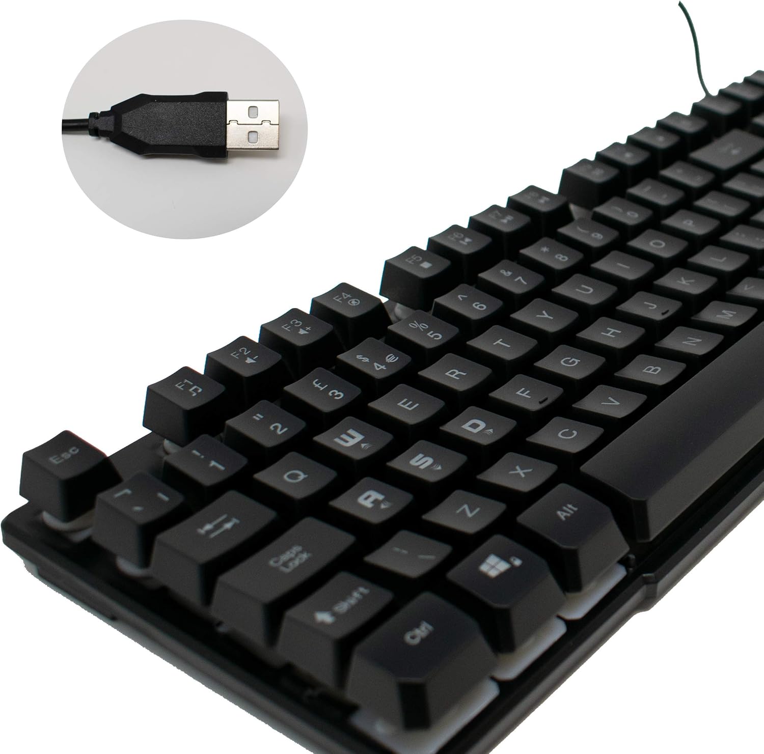 I-CHOOSE LIMITED Builder Wired RGB Gaming Computer USB PC Keyboard CiT ...