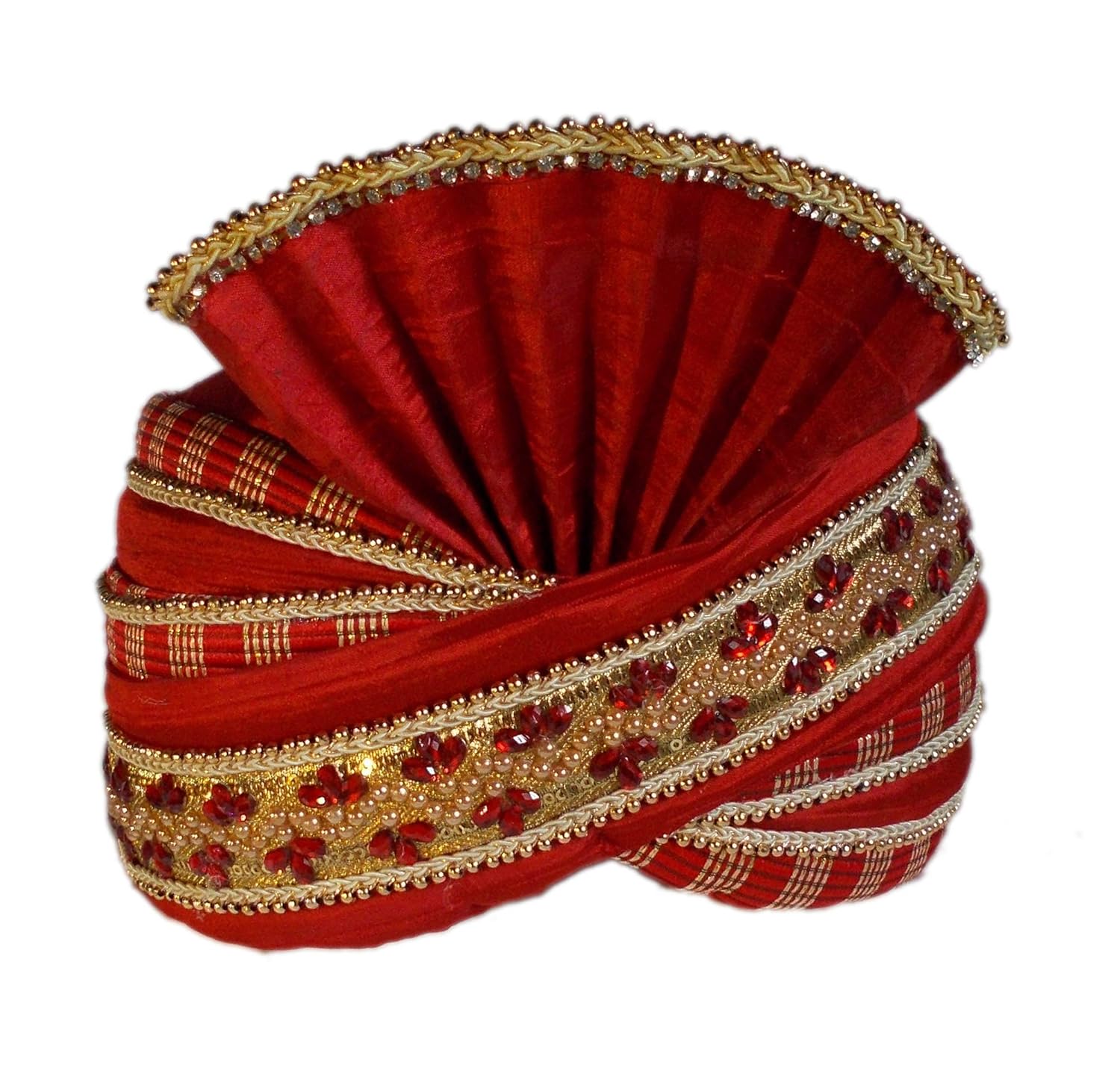 Krypmax Wedding Barati Safa Turban/Pagri/Pagdi - for Men (Free Size ...