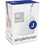 Amazon.com: simplehuman Drawstring Trash Bags, 4.5 liters / 1.2 gallons ...