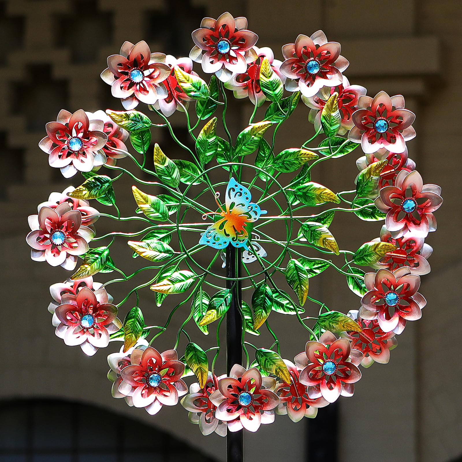 Wind Spinners Outdoor Metal Large, Wind Sculptures Pinwheels, Garden ...