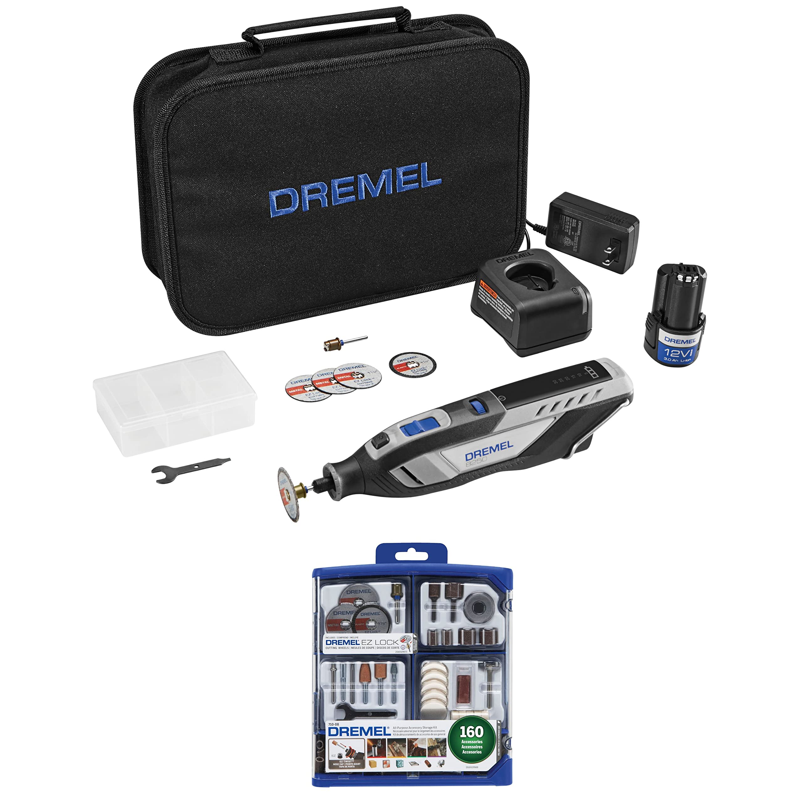 Mua Dremel 8250 Cordless Brushless Rotary Tool Kit and the 710-08 160 ...