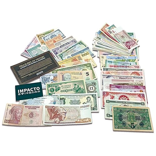 World Currency Collection – 100 Uncirculated Banknotes from 100 ...
