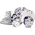 Amazon.com | STP GOODS Bone China Dinnerware Set of 20 for 4 persons ...