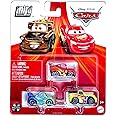Amazon.com: Disney Cars Mini Racers 3-Pack (Jeff Gorvette, Lightning ...