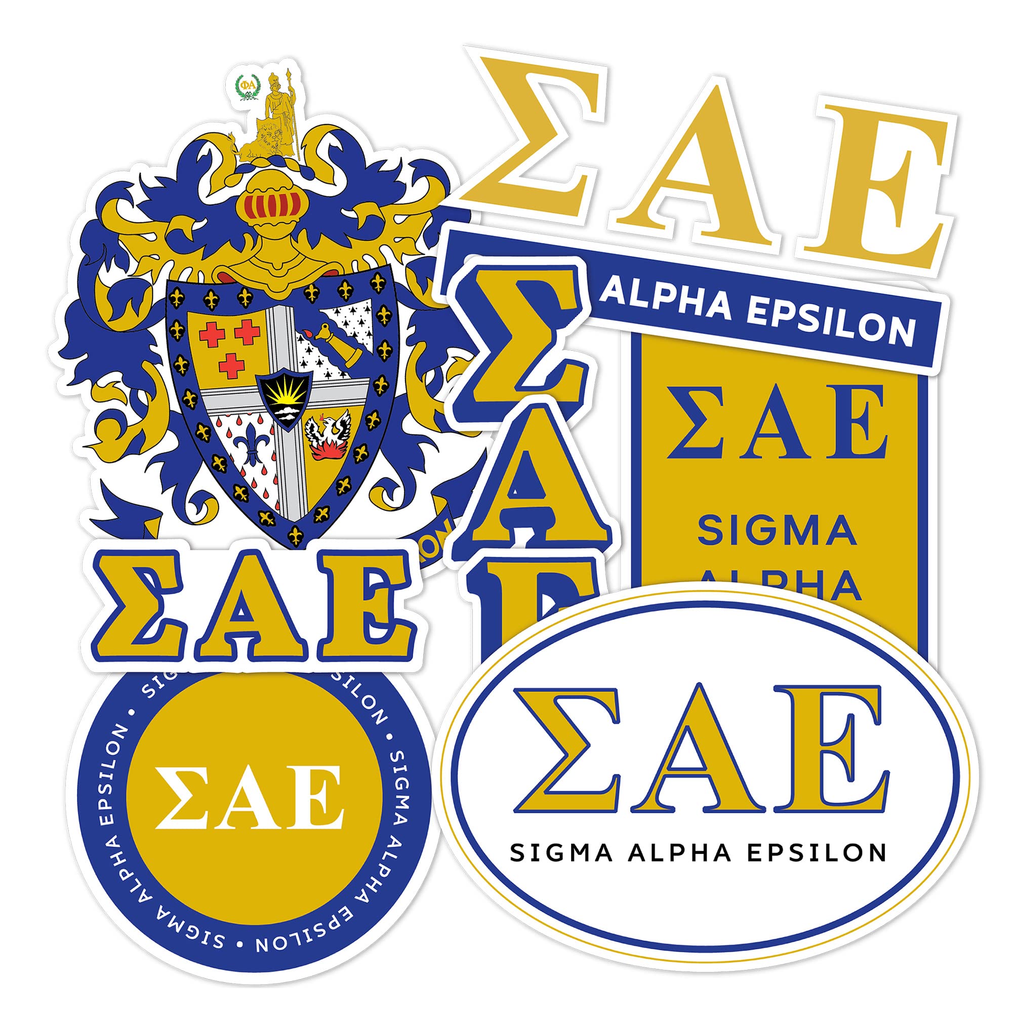 Desert Cactus Sigma Alpha Epsilon Standard Sticker Sheet Decal Laptop ...