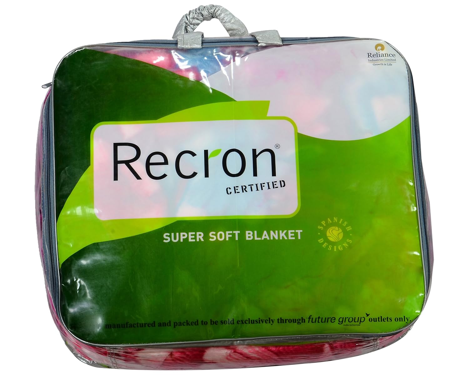 Buy Recron Double Bed Blanket - 100% Polyester - 230 cm L x 200 cm B ...