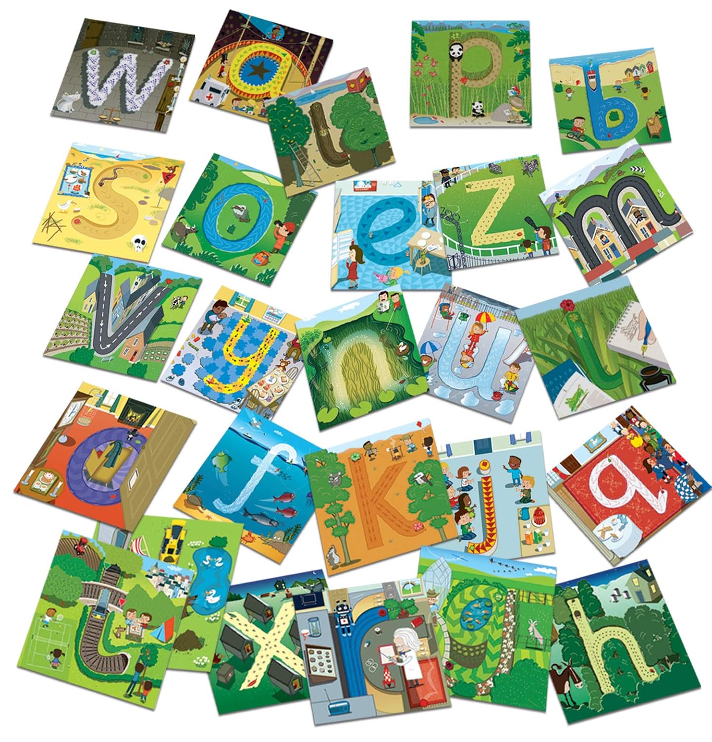 Alphabet Pathway Mat Set – BigaMart