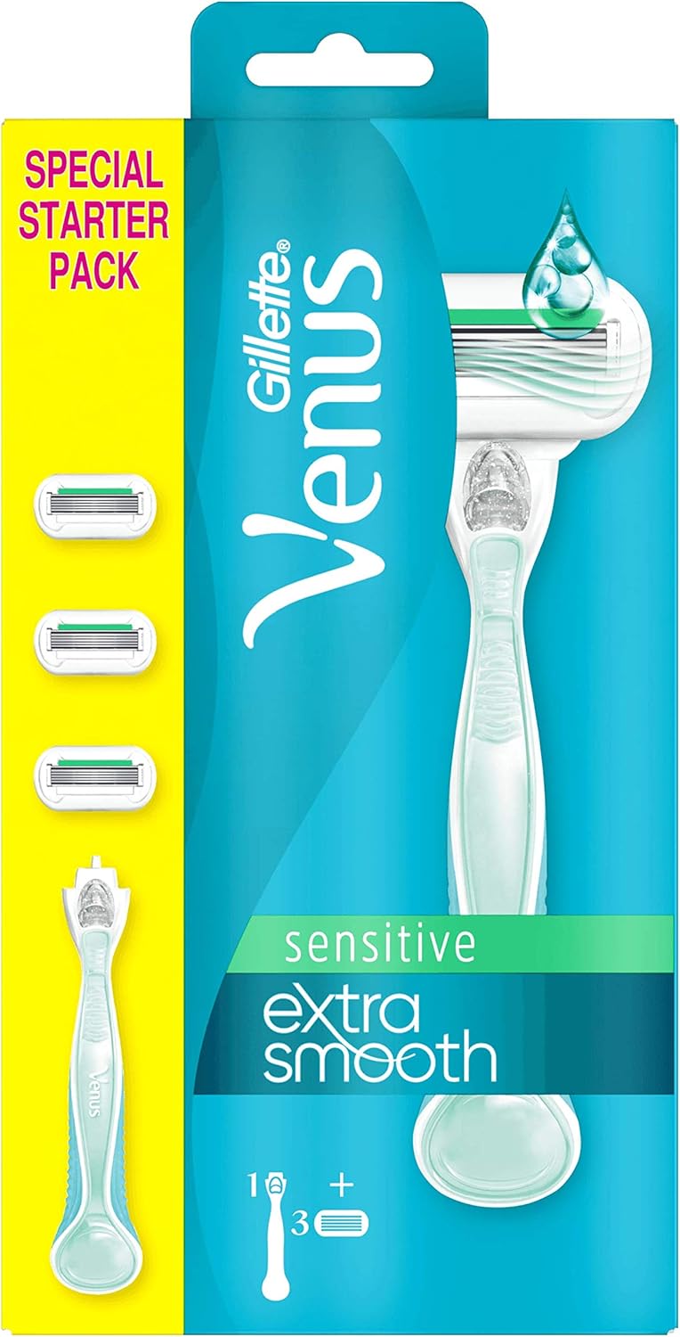 Venus Extra Smooth Sensitive Razor with 3 Blades – BigaMart