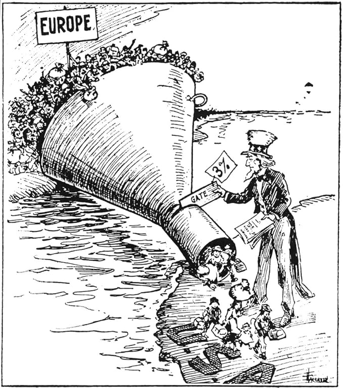 Amazon.com: Immigration Cartoon 1921 NThe Only Way To Handle It ...