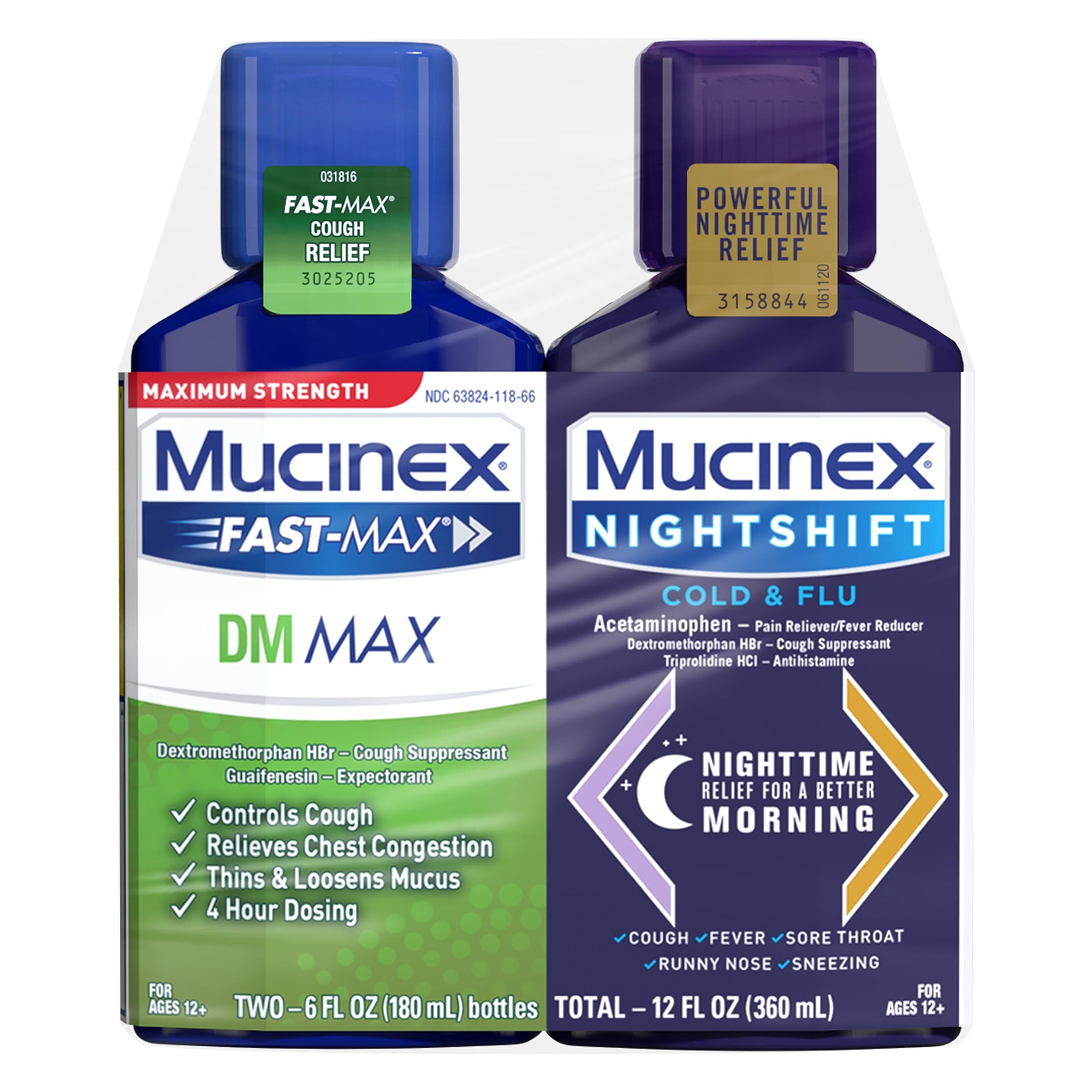 Mua FastMax DM Max Cold & Flu Liquid - Thins Mucus, Relieves Cough ...