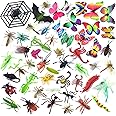 Amazon.com: Coopay 51 Pieces Plastic Insect Bugs, Fake Bugs, Fake ...
