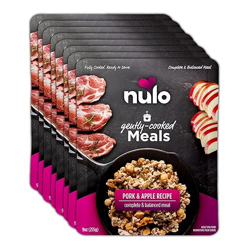 Nulo Gently-Cooked Meals Complete and Balanced Adult Wet Dog Food, Pork ...