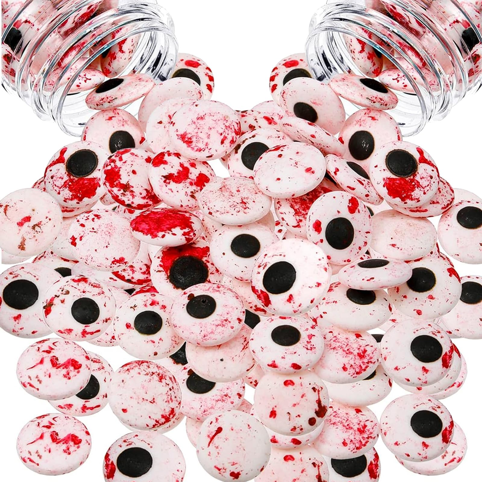 Halloween Edible Bloody Candy Eyes 5.5 oz Candy Bloody Eyeballs 2 ...